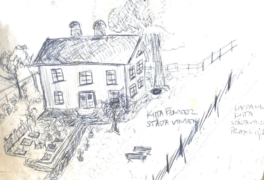 Min första skiss - Sara Bäckmo