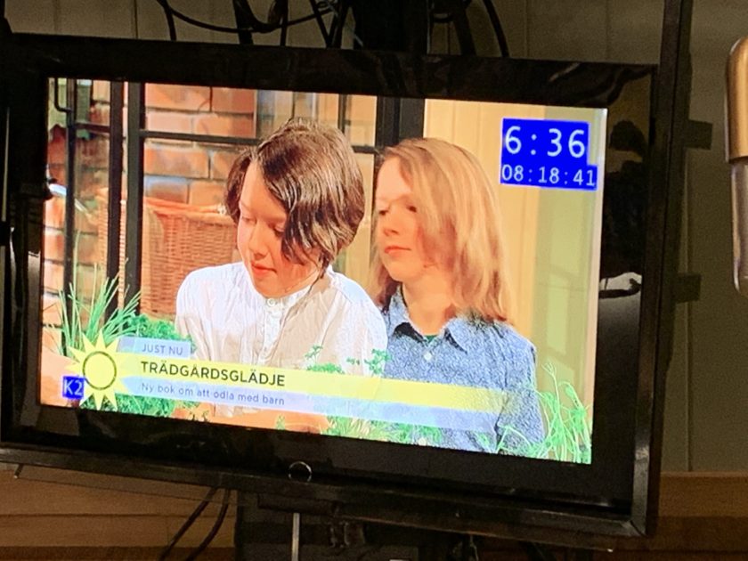 Odla med barn i Nyhetsmorgon - Sara Bäckmo